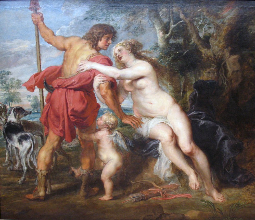 Venere e Adone | Peter Paul Rubens | Stampa d'arte